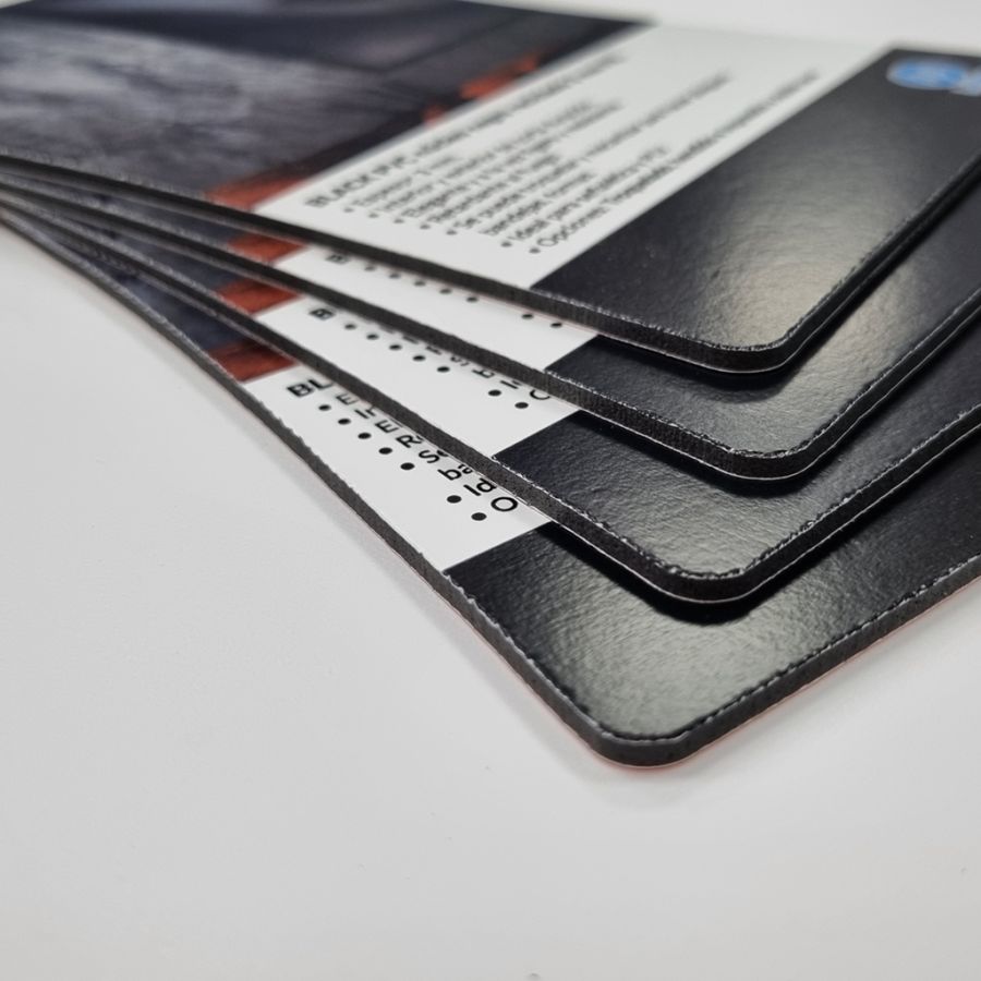 Black PVC 3 mm Núcleo Reciclado - Impresión Directa